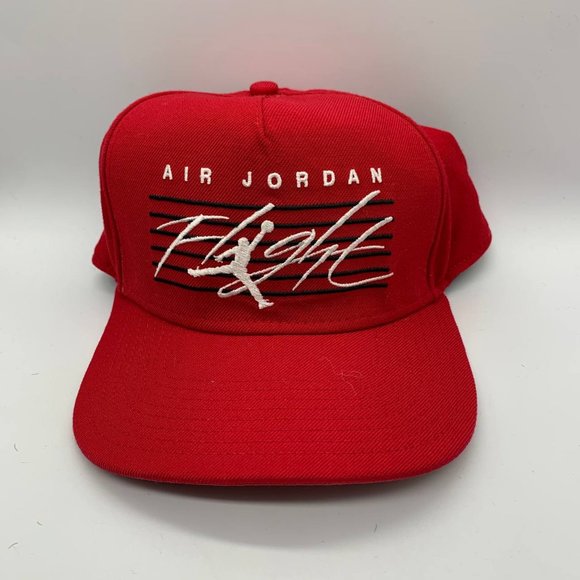 Jordan | Accessories | Air Jordan Flight Jumpman Jordantrue Hat Red ...